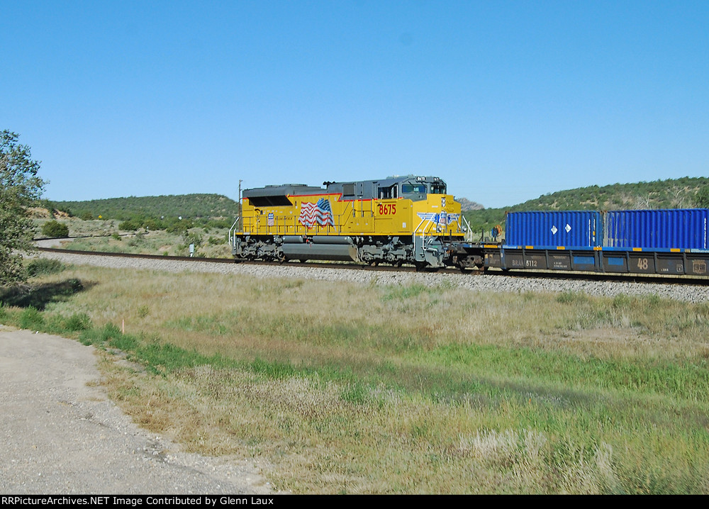 UP 8675 doing DPU duty